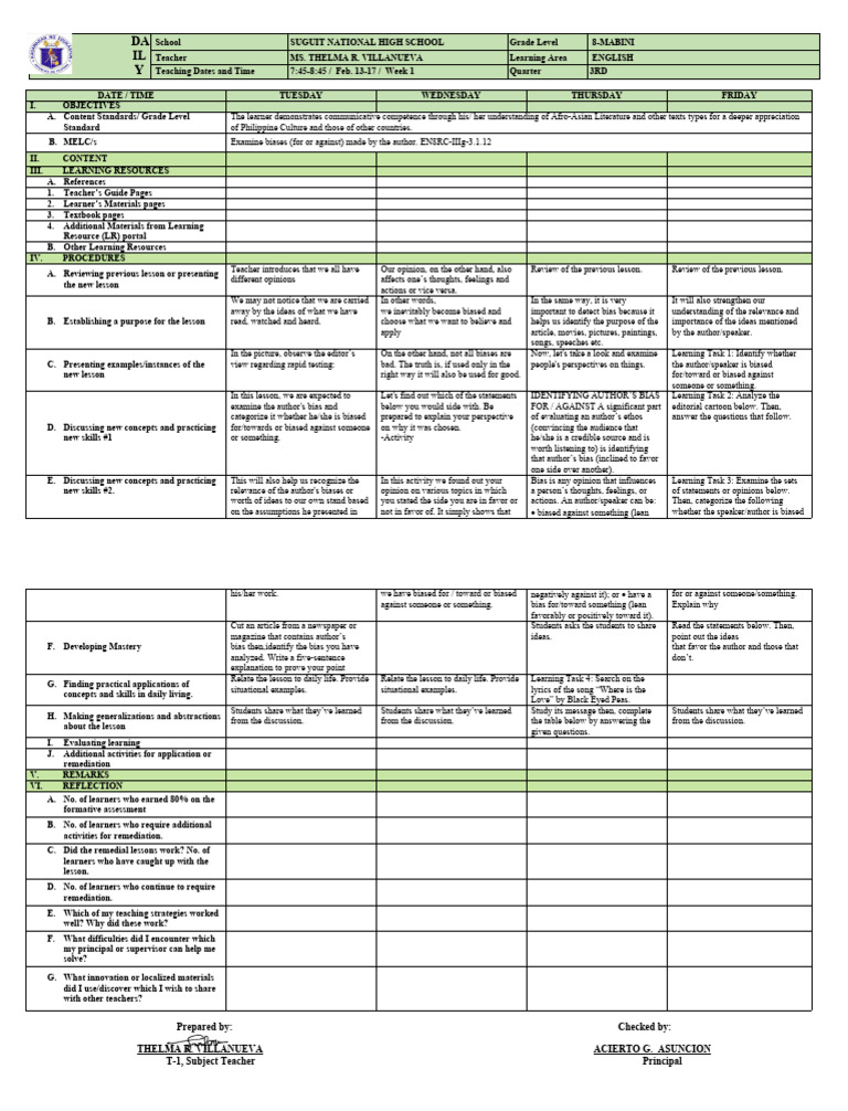 ENG8-Wk 1 | Download Free PDF | Bias | Learning