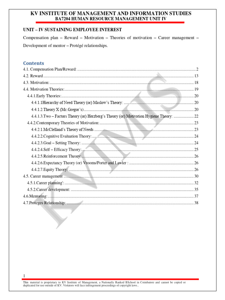 HRM Unit - 4 Notes | PDF | Cost Of Living | Employee Benefits HRM Unit - 4 Notes | PDF | Cost Of Living | Employee Benefits