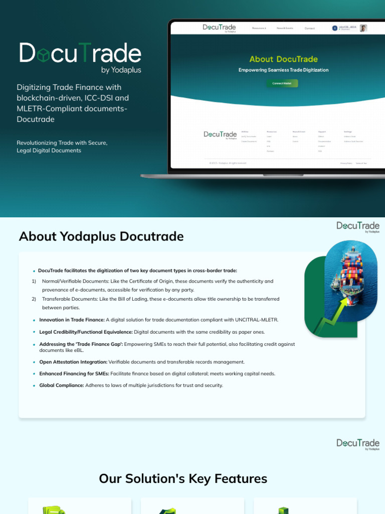 Yodaplus Docutrade Presentation Jan24 | PDF | Bill Of Lading | Computing