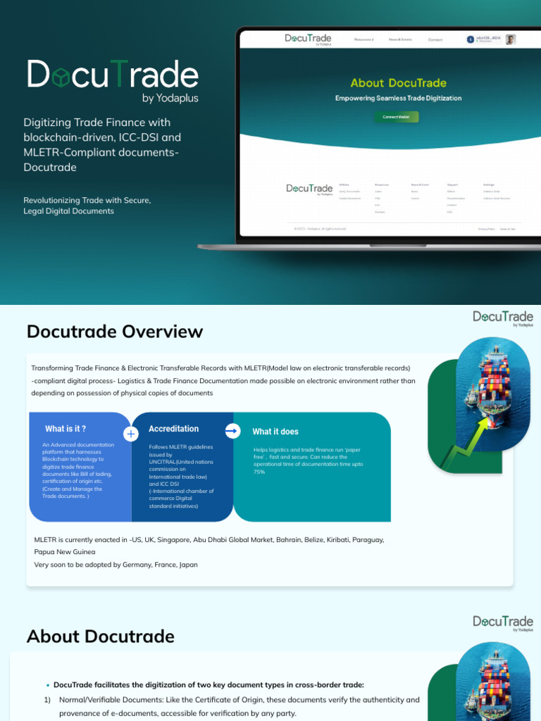 DocuTrade Deck For Carriers | PDF | Bill Of Lading | Computing