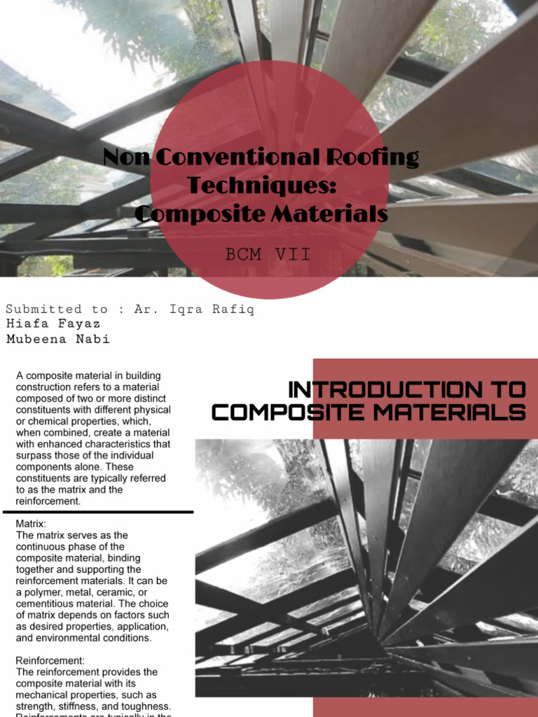 Composite Materials-1 | PDF | Composite Material | Fibre Reinforced Plastic