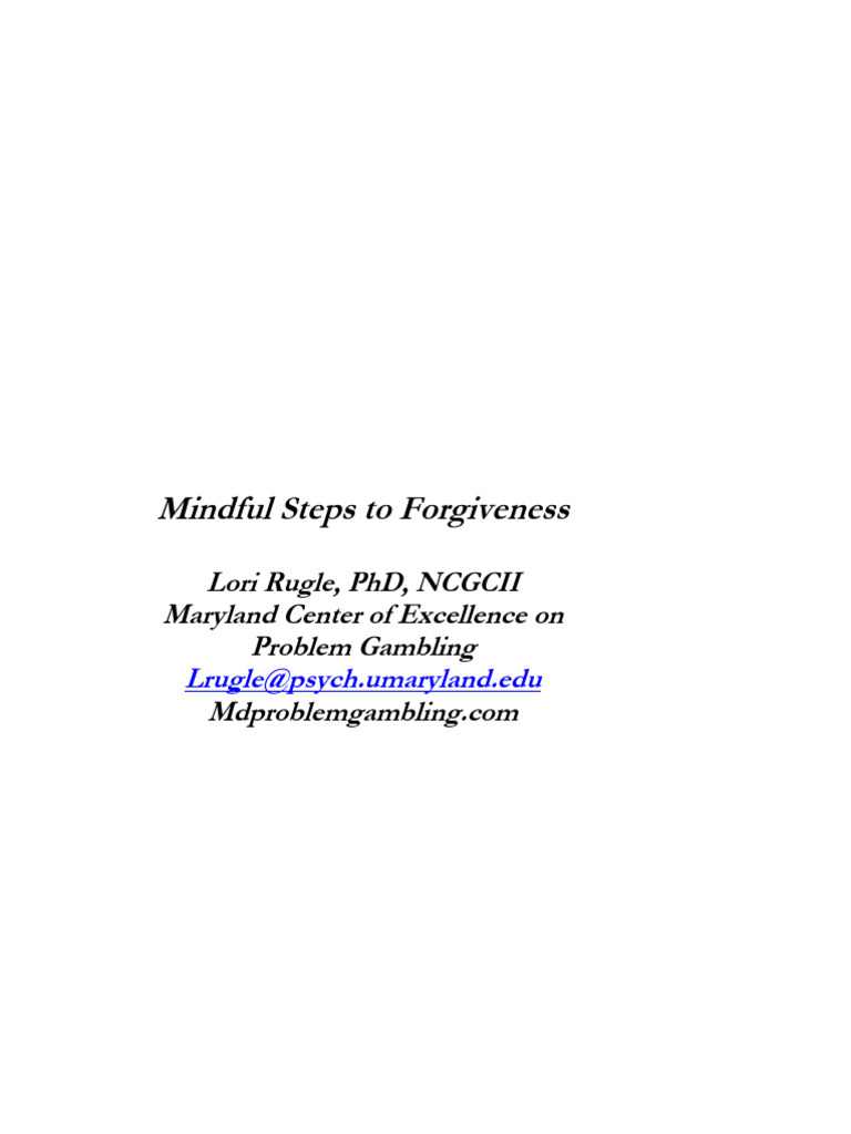 Mindful Steps To Forgiveness - Complete | Download Free PDF | Noble ... Mindful Steps To Forgiveness - Complete | Download Free PDF | Noble ...