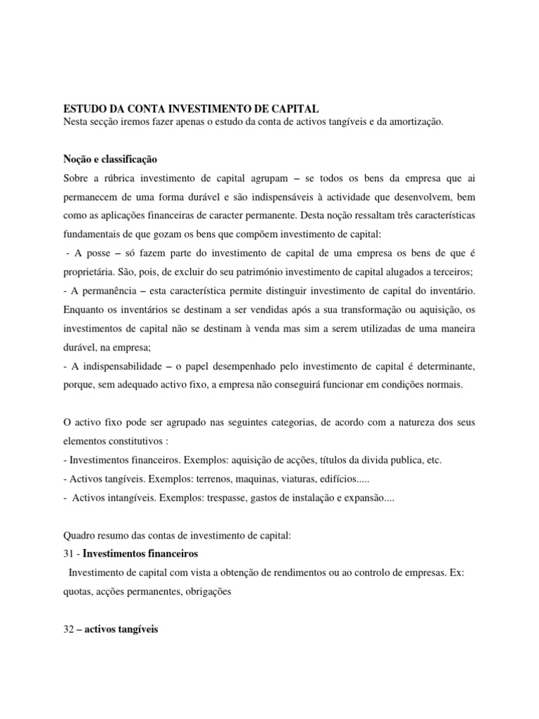 Iscam Activos Tangiveis e Intangiveis | PDF | Investimentos | Comércio Iscam Activos Tangiveis e Intangiveis | PDF | Investimentos | Comércio