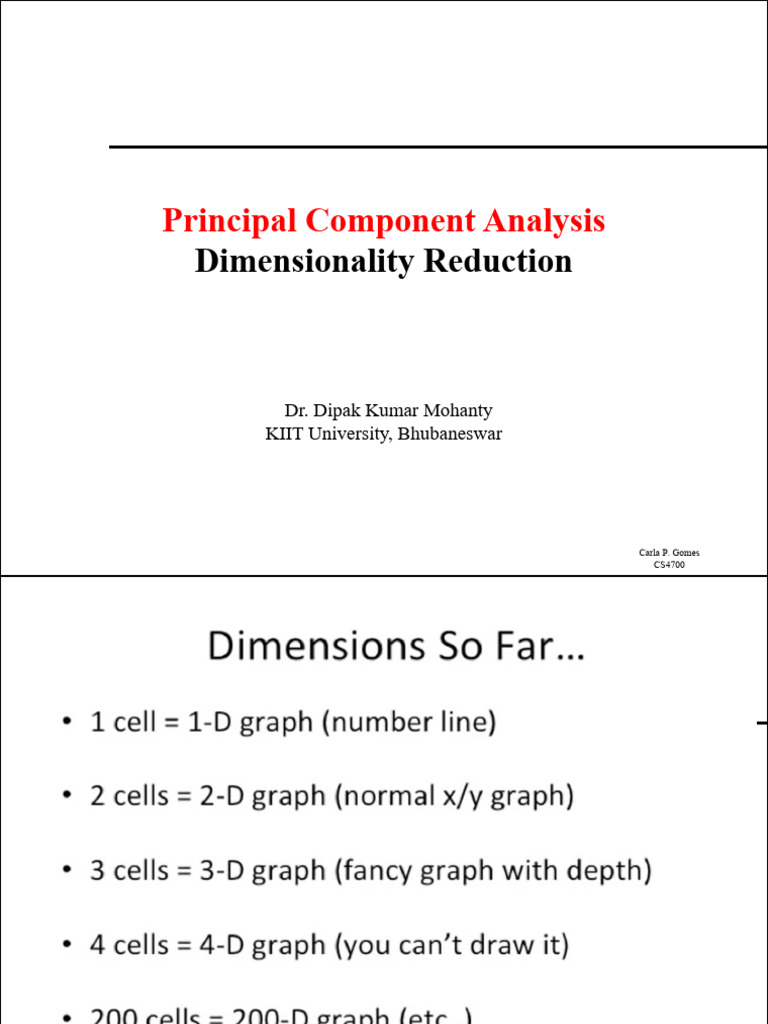 Principal Component Analysis: Dimensionality Reduction | PDF | Principal Component Analysis ...