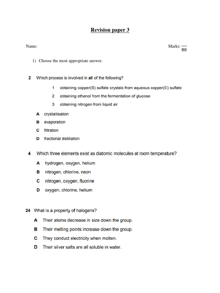 Paper- 15-03-2020 | PDF | Melting Point | Distillation