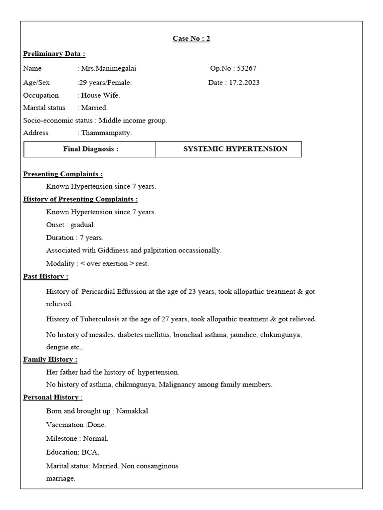 Case Study About Kidney Stone | PDF | Hypertension | Nausea