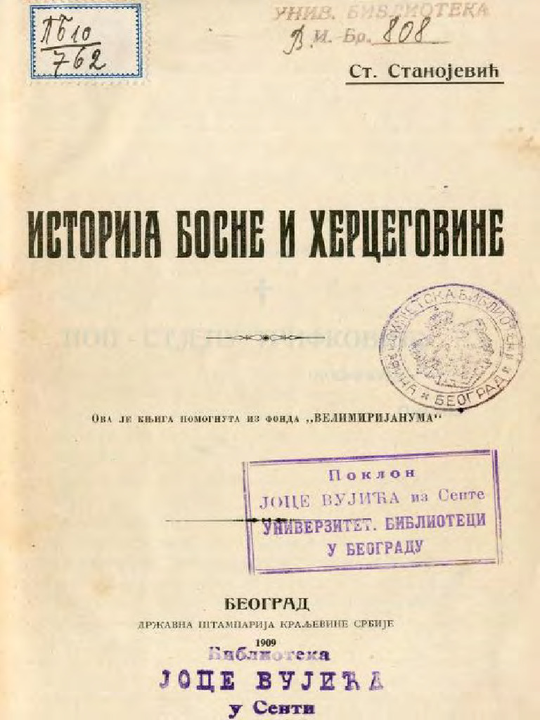 Istorija Bosne I Hercegovine | PDF