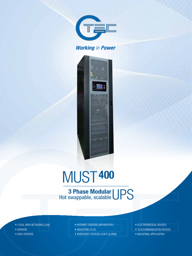 Ups Must400 | PDF | Electricity | Electrical Engineering
