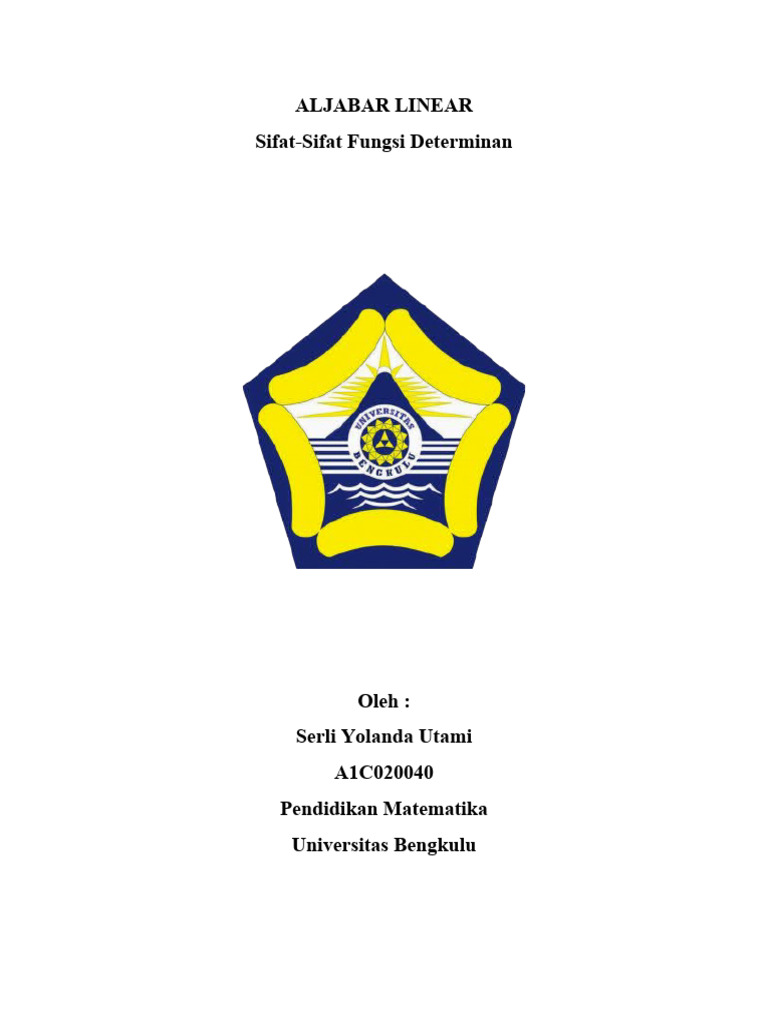 Sifat-Sifat Fungsi Determinan | PDF