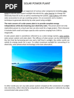 Solar Power Plant Schematic | PDF