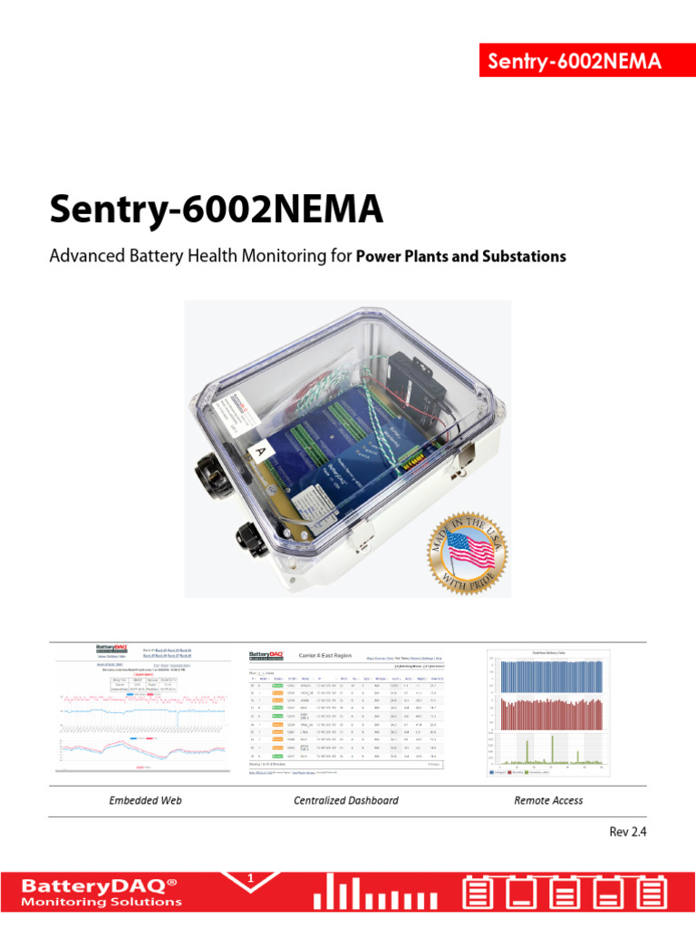 Sentry 6002NEMA Datasheet | PDF | Battery Charger | Microsoft Excel