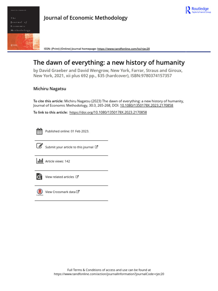 the-dawn-of-everything-a-new-history-of-humanity | PDF | Science | Social Sciences