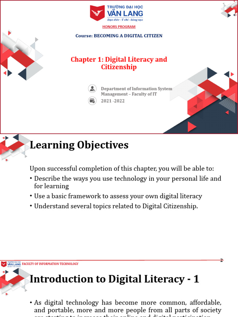 Chapter 1 - Digital Literacy and Citizenship | PDF | Popular Culture ...