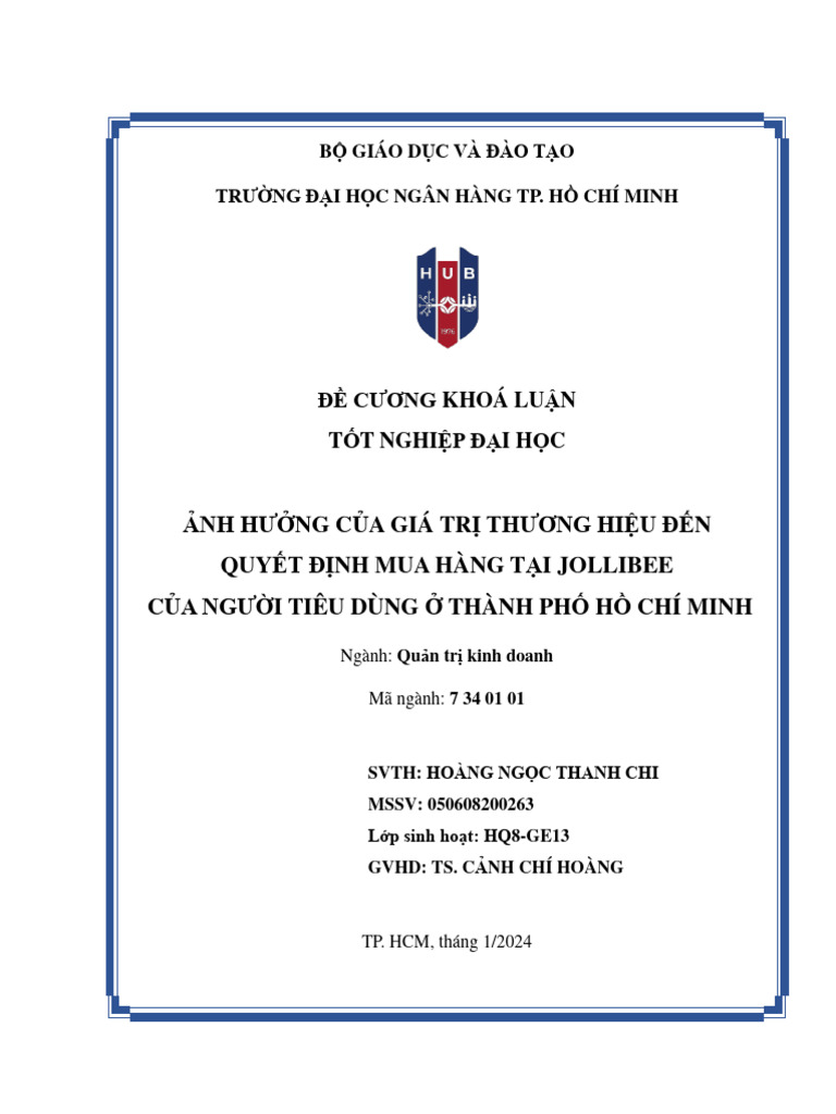 ĐỀ CƯƠNG KLTN | PDF