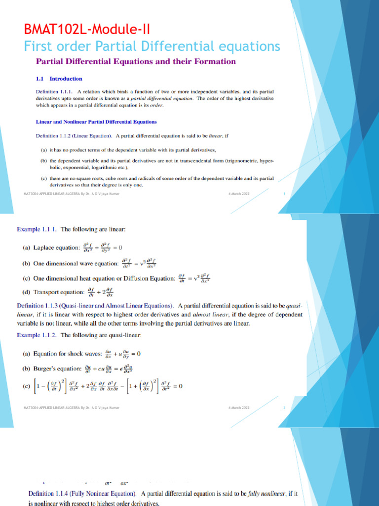 BMAT102L-Module-II-Partial DE | PDF