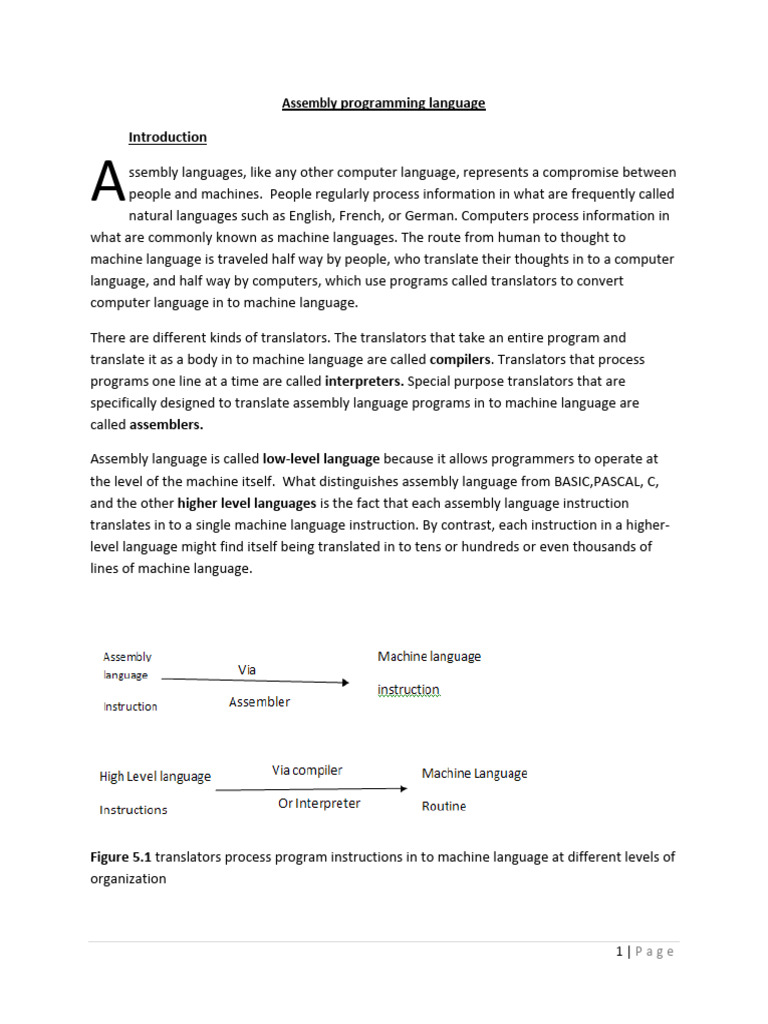 Coa Unit 4 | PDF | Assembly Language | Computer Program