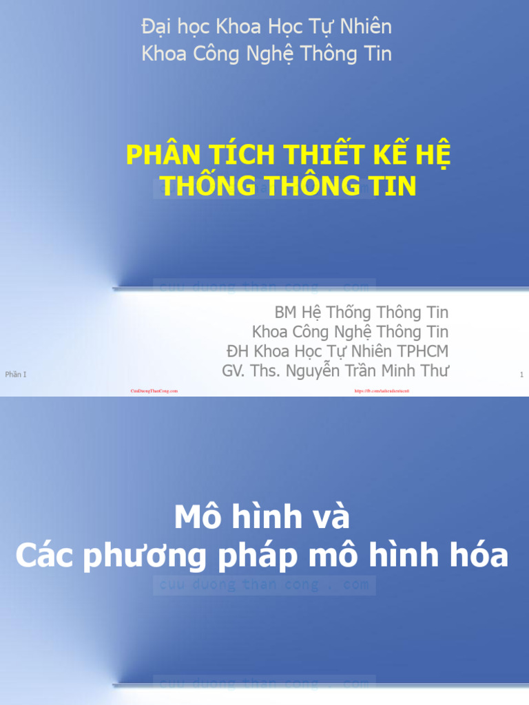 Phan-Tich-Thiet-Ke-He-Thong-Thong-Tin - Nguyen-Tran-Minh-Thu - Chuong-2.-Mo-Hinh-Va-Cac-Phuong ...