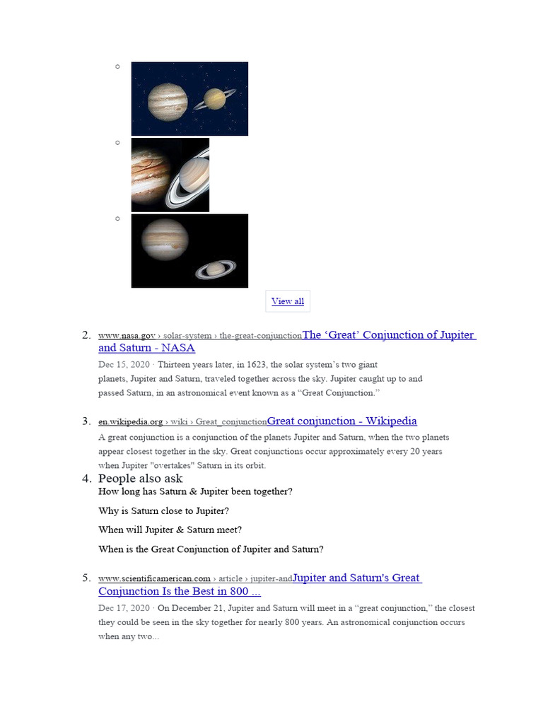 Saturn Con Jup | PDF | Jupiter | Saturn