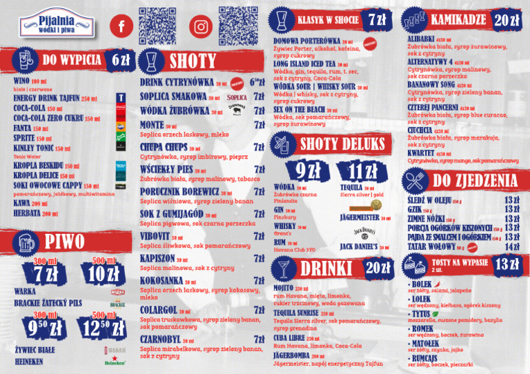 Nowe Menu1 Wawa Nowy Swiat 19 PL Kopia | PDF