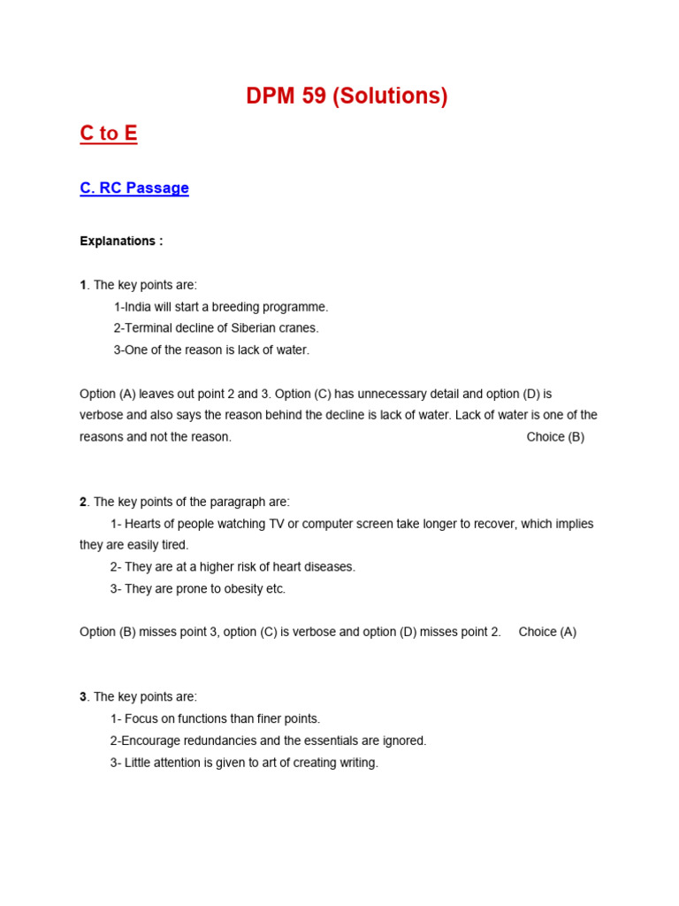 DPM 59 (Solutions) | PDF | Mathematics
