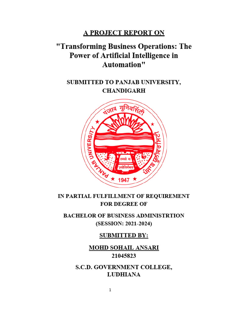 AI-Driven Business Automation Insights | PDF | Artificial Intelligence ...