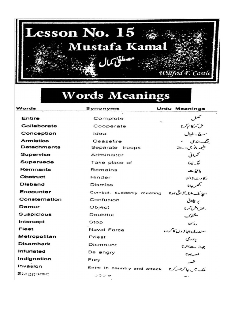 Chapter 15 English Notes 12th Class | PDF