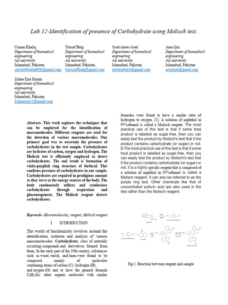 Experiment 12 | PDF | Chemical Substances | Molecules