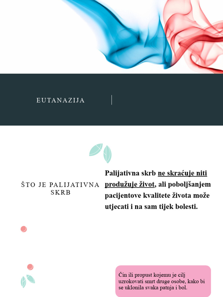 Eutanazija - Sestrinstvo 3 | PDF