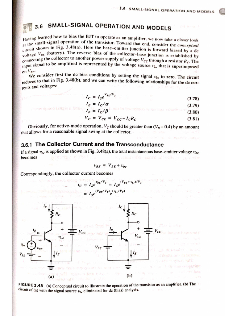 Small Signal BJT | PDF