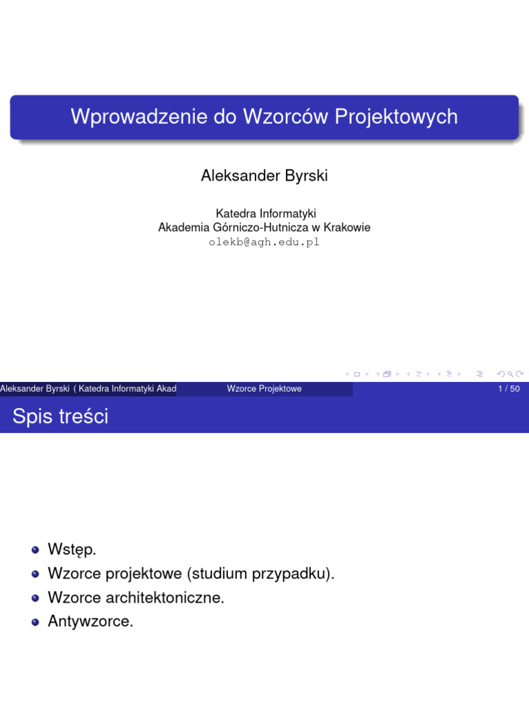 Wzorce Projektowe | PDF