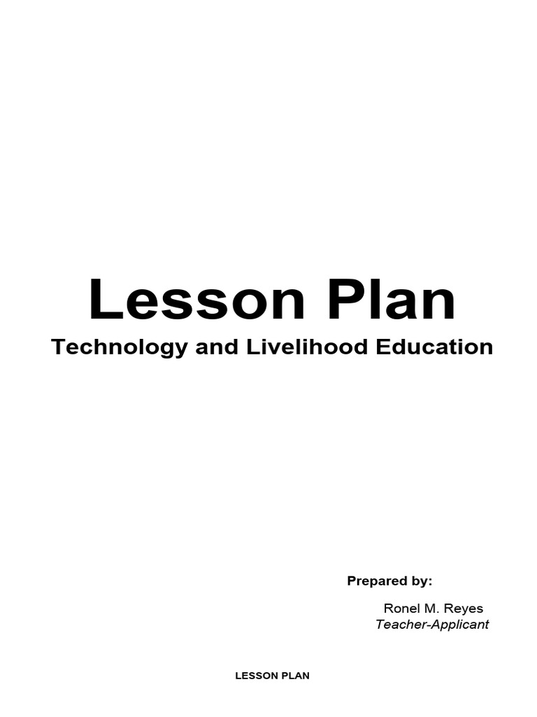 Electrical Installation Lesson Plan | PDF | Switch | Electrical Wiring