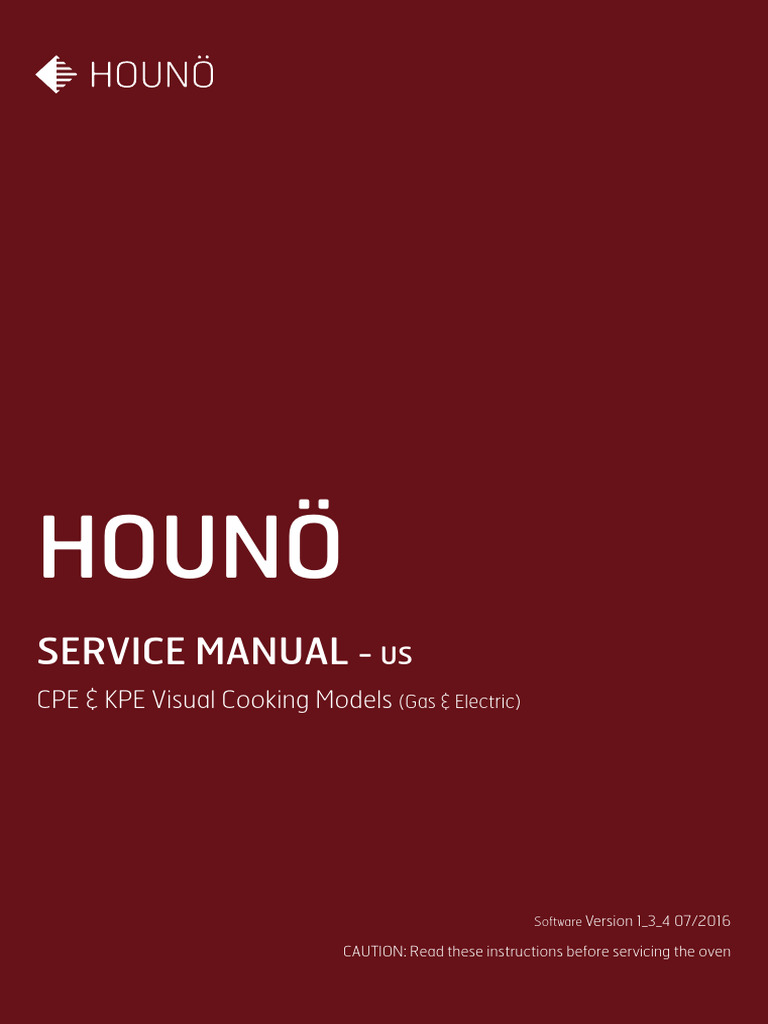 TOUCH Service+manual Visual+Cooking US 0716 | PDF | Oven | Calibration