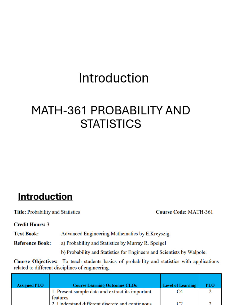 Lecture-1 Introduction | Download Free PDF | Statistics | Histogram