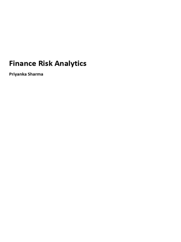 Financial Risk Analysis Guide | PDF | Receiver Operating Characteristic | Multicollinearity