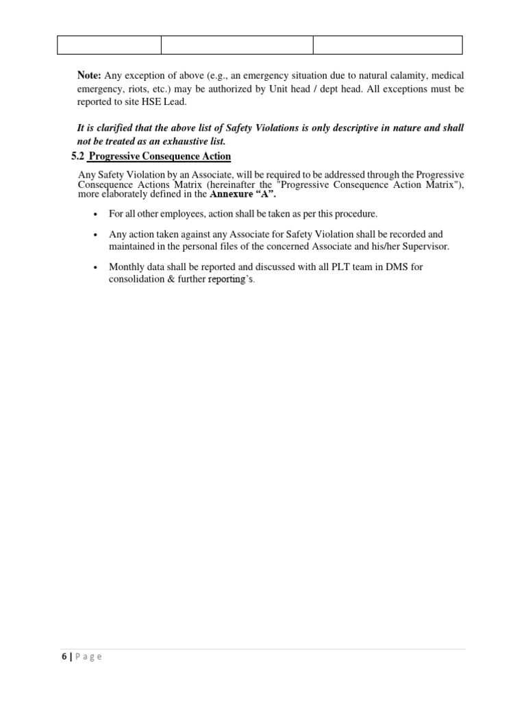 Mondelez HSE Discipline Matrix v.0 | PDF | Personal Protective ...