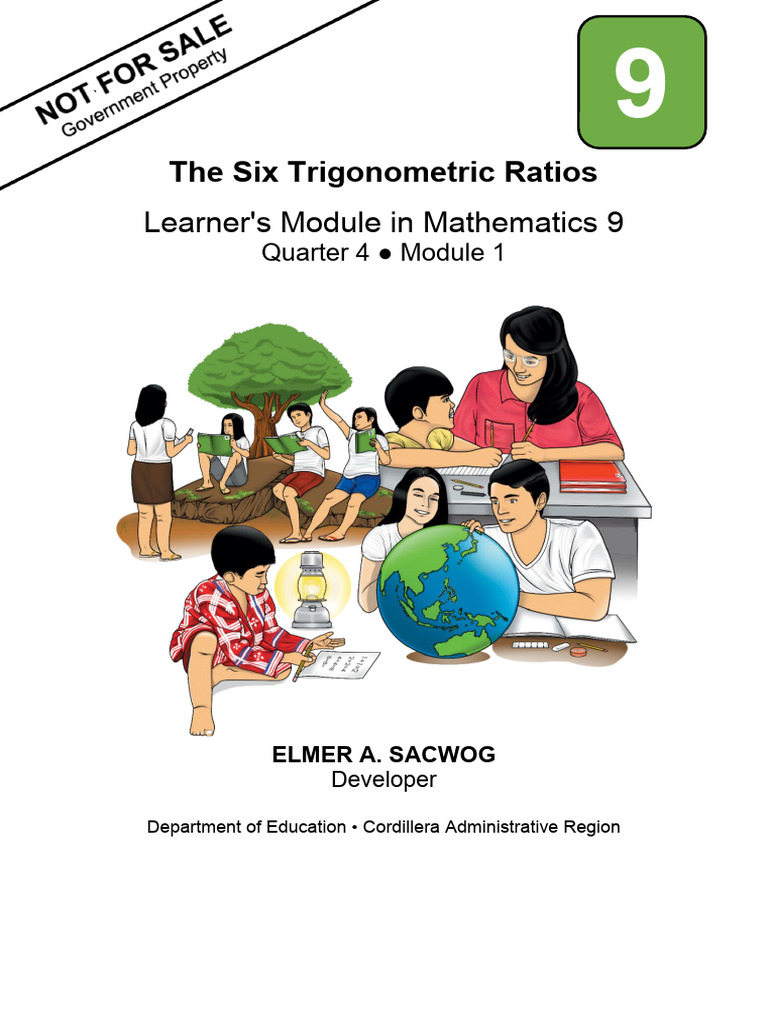 Math9 Q4mod1 Thesixtrigonometricratios ElmerSacwog Bgo | PDF | Trigonometric Functions ...