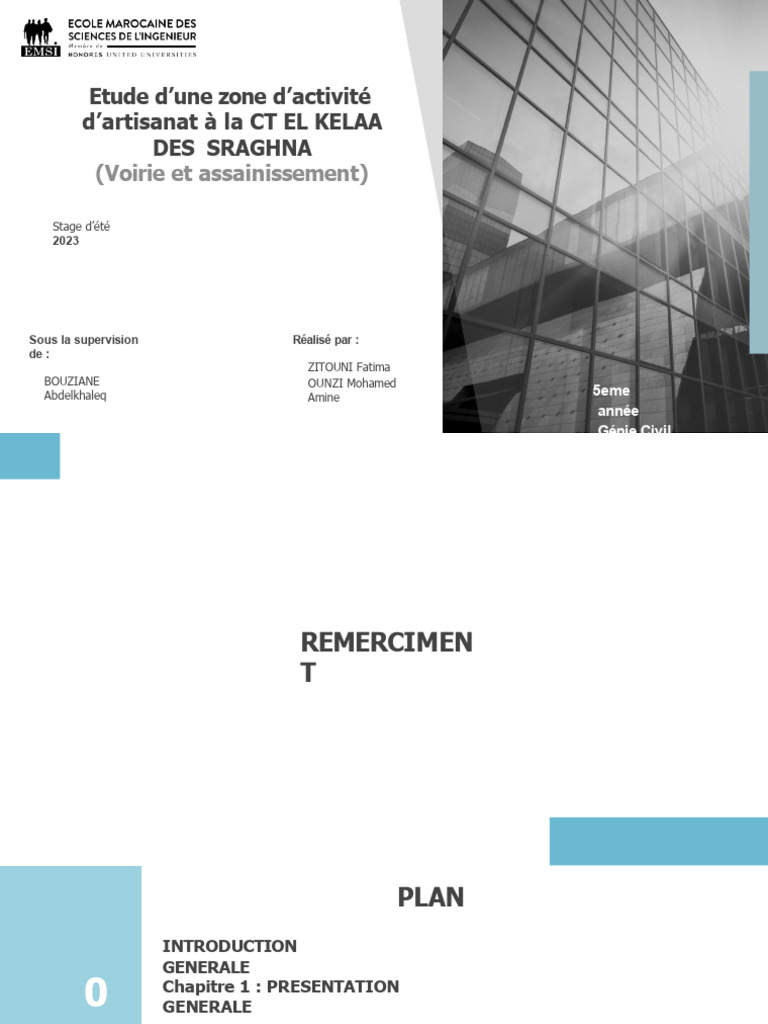 Presentation Stage | PDF | Assainissement | Ingénierie civile