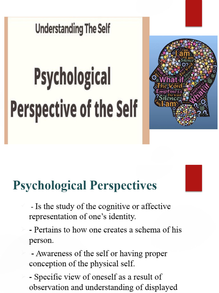 Psychological Perspective of The Self 2 | PDF | Self Concept | Self