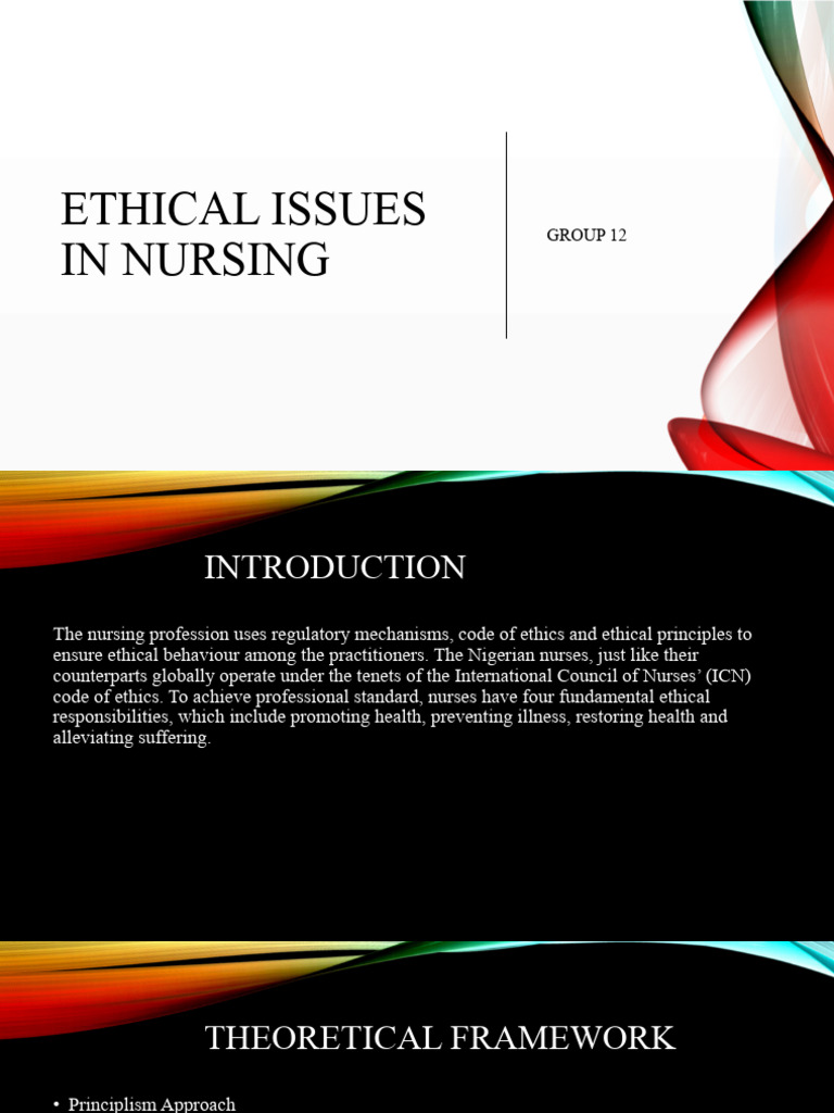 Ethical Issues in Nursing | Download Free PDF | Autonomy | Nursing