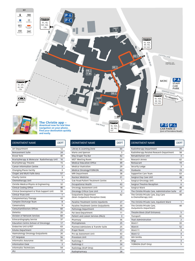 5 The Christies General Map | PDF | Patient | Medicine