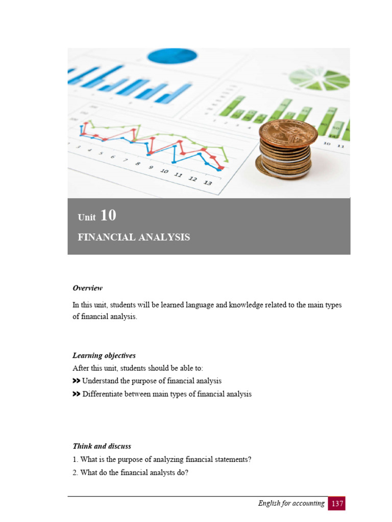 Unit 10 | PDF | Financial Analyst | Financial Statement Analysis