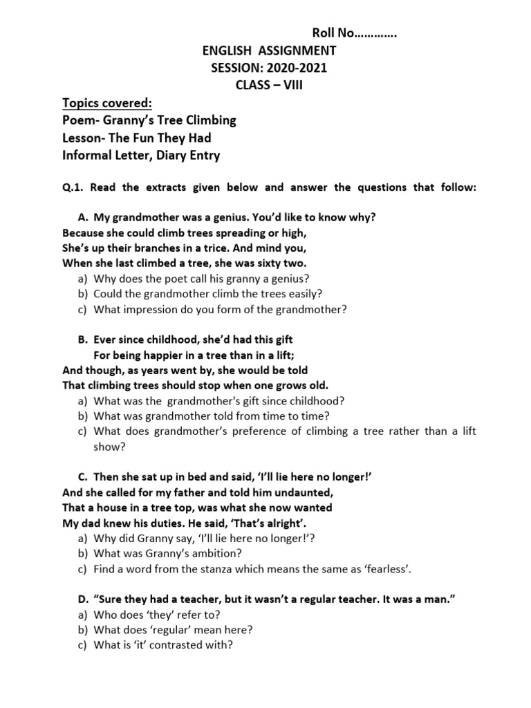 8-English The Fun They Had | PDF