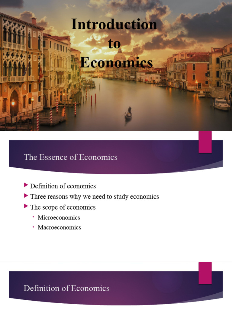 Introduction to Economics Essentials | PDF