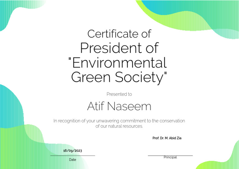 Environmental Conservation Award | PDF