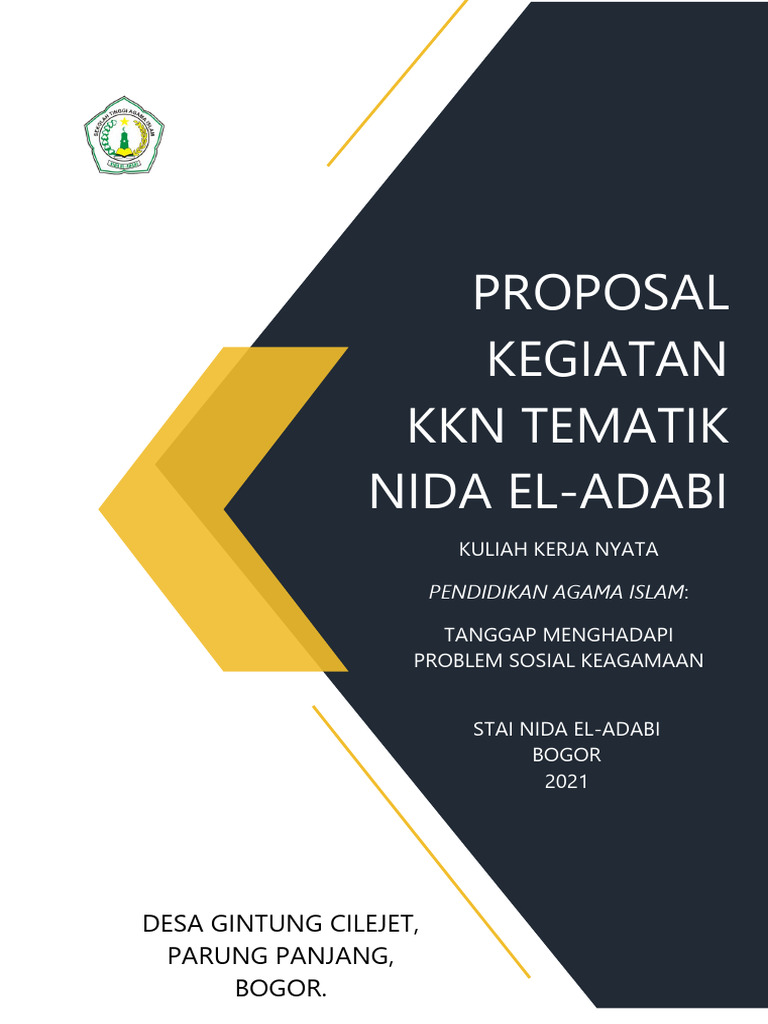 Proposal KKN Kelompok 7 New | PDF