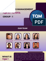 Toyota Implementation of Total Quality Management | PDF | Enterprise Resource Planning | Lean ...