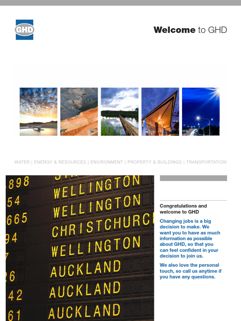 GHD Welcome Guide: Values & Strategy | PDF | Conflict Of Interest | Collaboration