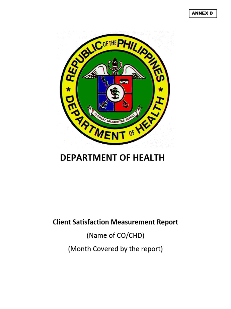 (Template) DOH CSM Report | PDF | Information | Internet