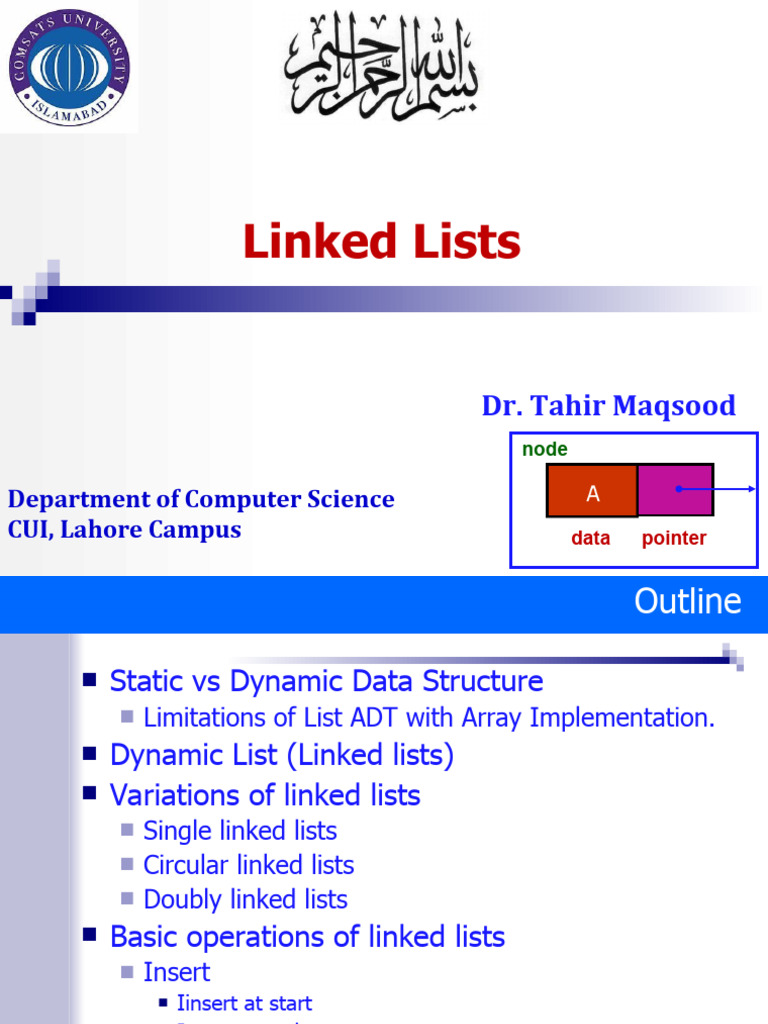 Linked List 1 Pdf Pointer Computer Programming Computer Engineering