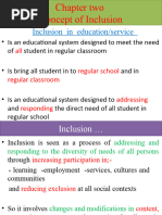 Chapter 2 Inclusiveness | PDF | Inclusion (Education) | Special Education